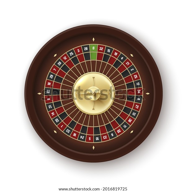 Top View Realistic Casino Roulette Vector Stock Vector (Royalty Free ...