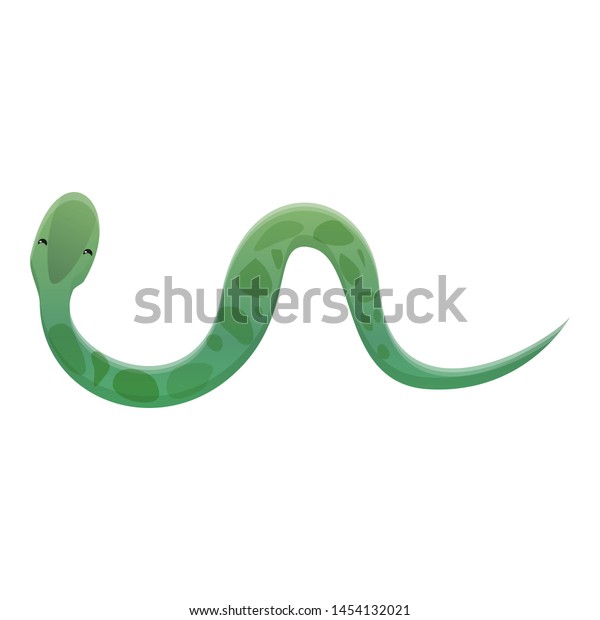 Top View Snake Icon Cartoon Top Stock Vector (Royalty Free) 1454132021 ...