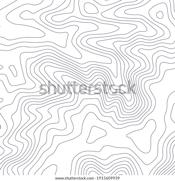Topographic Map Background Line Topography Map Stock Vector (Royalty ...
