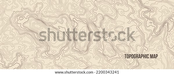 Topographic Map Geographic Contour Map Background Stock Vector (Royalty ...
