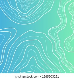 Topographic Map Vector Illustration Green Background Stock Vector ...