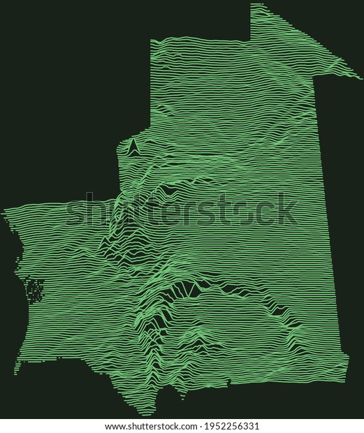 Topographic Military Radar Tactical Map Islamic Stock Vector (Royalty ...
