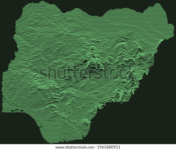 Topographic Military Radar Tactical Map Federal Stock Vector (Royalty ...