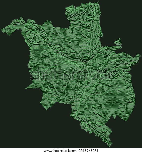 Topographic Military Radar Tactical Map Poznan Stock Vector (Royalty ...