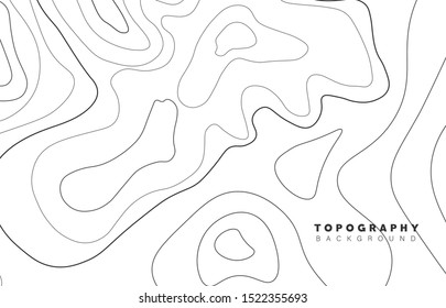 Topography Map Contour Lines Modern Design Stock Vector (Royalty Free ...