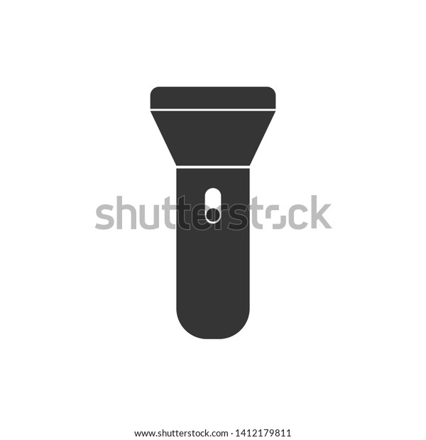 Torch Icon Flashlight Icon New Trendy Stock Vector (Royalty Free ...
