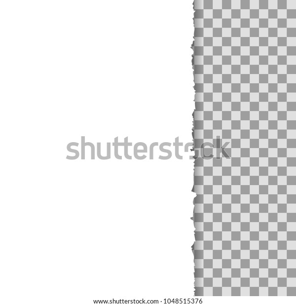 Torn Paper Corner On Transparent Background: vector de stock (libre de ...
