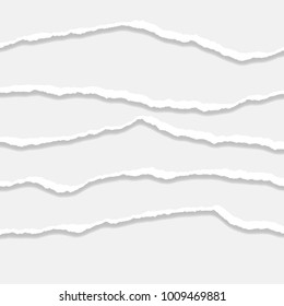 Torn Paper Edge Vector Illustration Stock Vector (Royalty Free ...