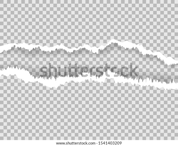 Torn Paper Page Ripped Edges Space: เวกเตอร์สต็อก (ปลอดค่าลิขสิทธิ์ ...