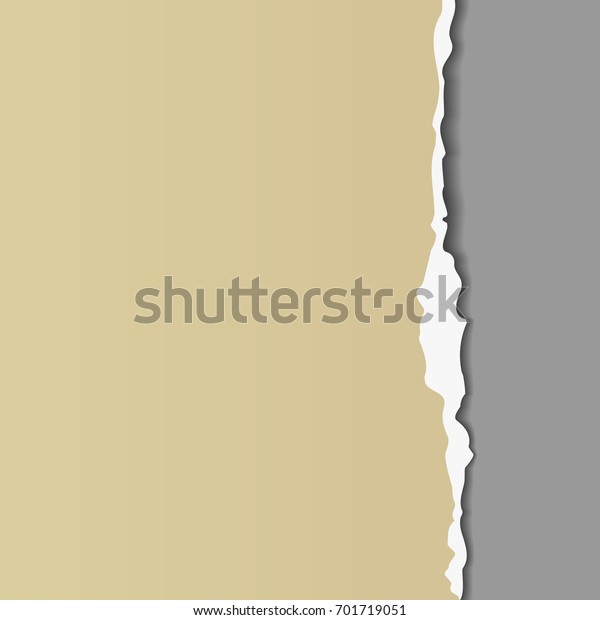 Torn Paper Ripped Edge Flyer Poster: vector de stock (libre de regalías ...