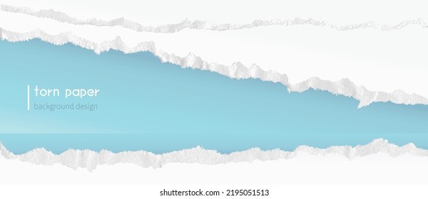 Torn Paper Vector Cold Impression Like Stock Vector (Royalty Free ...
