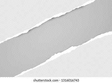 Torn Squared White Paper Corners On Stock Vector (Royalty Free ...