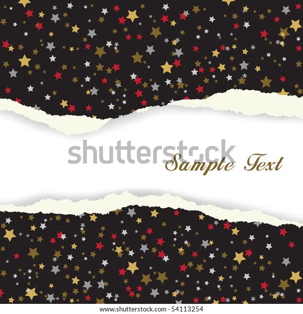 Torn Wrapping Paper Vector Illustration Stock Vector (Royalty Free ...