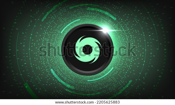 Tornado Cash Torn Coin Cryptocurrency Concept Stock Vector (Royalty ...