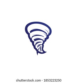 Tornado Cyclone Logo Symbol Vector Illustration Stock Vector (Royalty ...