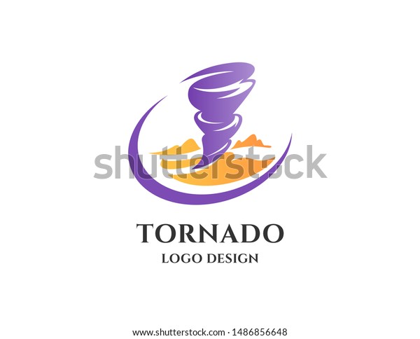 Tornado Symbol Vector Company Logo Signor Stock Vector (Royalty Free ...