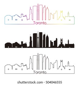 538 Toronto skyline outline Images, Stock Photos & Vectors | Shutterstock