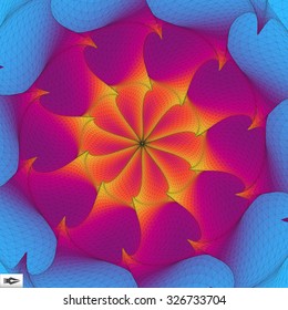 Torsion Rotation Movement Vector Art Mosaic Stock Vector (Royalty Free ...