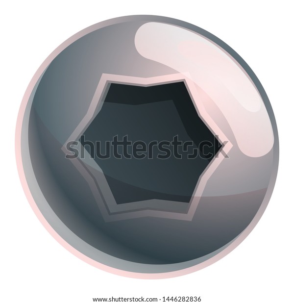Torx Internal Screw Head Icon Cartoon Stock Vector (Royalty Free ...