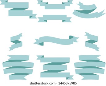 Tosca Blue Ribbon Set Inisolated White: เวกเตอร์สต็อก (ปลอดค่าลิขสิทธิ์ ...