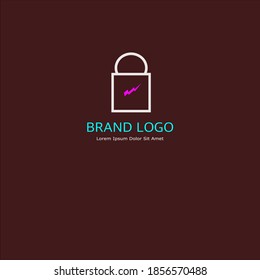 Tote Bag Logo Design Lightning Symbol Stock Vector (Royalty Free ...