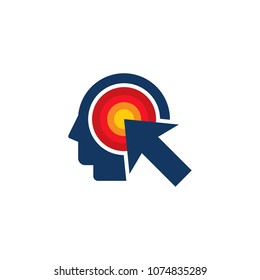 Touch Head Logo Icon Design Stock Vector (Royalty Free) 1074835289 ...