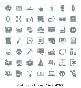 Touch Icons Editable 49 Touch Icons Stock Vector (Royalty Free ...