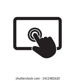 Touch Screen Icon Design Trendy Stock Vector (Royalty Free) 1411482620 ...