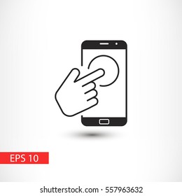 19,916 Tap phone icon Images, Stock Photos & Vectors | Shutterstock