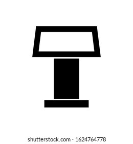 Touchscreen Kiosk Icon Vector Illustration Isolated Stock Vector ...
