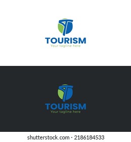 Tourism Logo Design Vector Illustration Stock Vector (Royalty Free ...