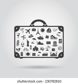 Tourism Symbol Stock Vector (Royalty Free) 230782810