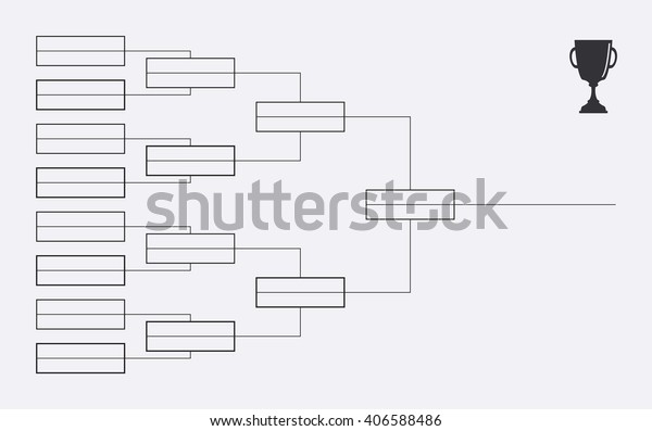 Tournament Bracket Championship Vector Sport Background 库存矢量图（免版税 ...