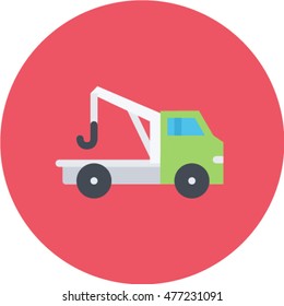 Tow Car Flat Icon Stock Vector (Royalty Free) 477231091 | Shutterstock