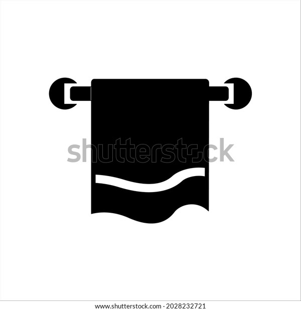 Towel Icons Symbol Vector Elements Infographic Stock Vector (Royalty ...