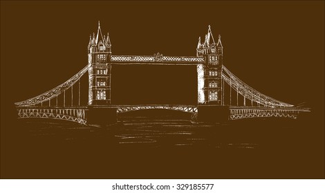 Tower Bridge Stock Vector (Royalty Free) 109465541 | Shutterstock