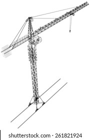 6,701 Tower crane drawing Images, Stock Photos & Vectors | Shutterstock