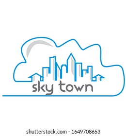 Town City Logo Icon Vector Buildings Stock Vector (Royalty Free ...