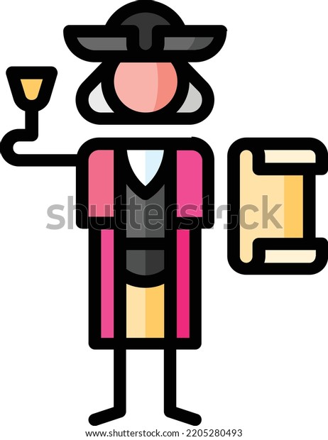 Town Crier Isolated Design Element Stock Stock Vector (Royalty Free ...