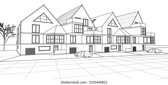 28,222 Townhouse sketch Images, Stock Photos & Vectors | Shutterstock