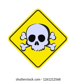 Toxic Icon Danger Harmful Logo Virus Stock Vector (Royalty Free) 1261212568