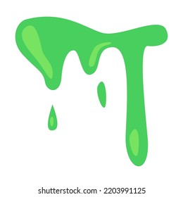 Toxic Slime Flat Web Design Cartoon Stock Vector (Royalty Free ...
