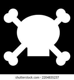 Toxic Warning Deadly Skeleton Pirate Poison Stock Vector (Royalty Free ...