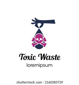Toxic Waste Logo Symbol Template Design: เวกเตอร์สต็อก (ปลอดค่า ...