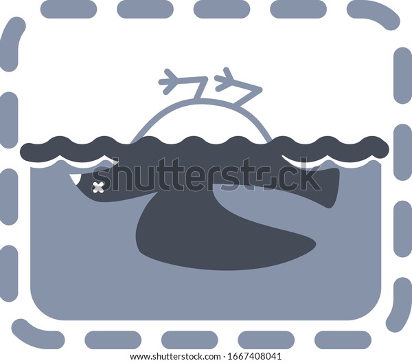 Toxic Wastes Destroying Our World Oceans Stock Vector (Royalty Free ...