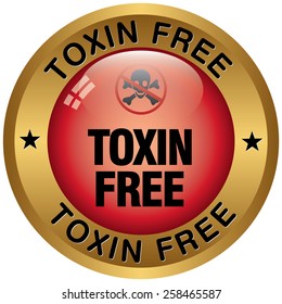 Toxin Free Icon Stock Vector (Royalty Free) 258465587 | Shutterstock