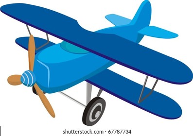 Toy Airplane Stock Vector (Royalty Free) 67787734 | Shutterstock