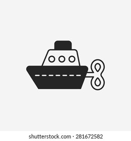 Toy Boat Icon Stock Vector (Royalty Free) 362104220 | Shutterstock