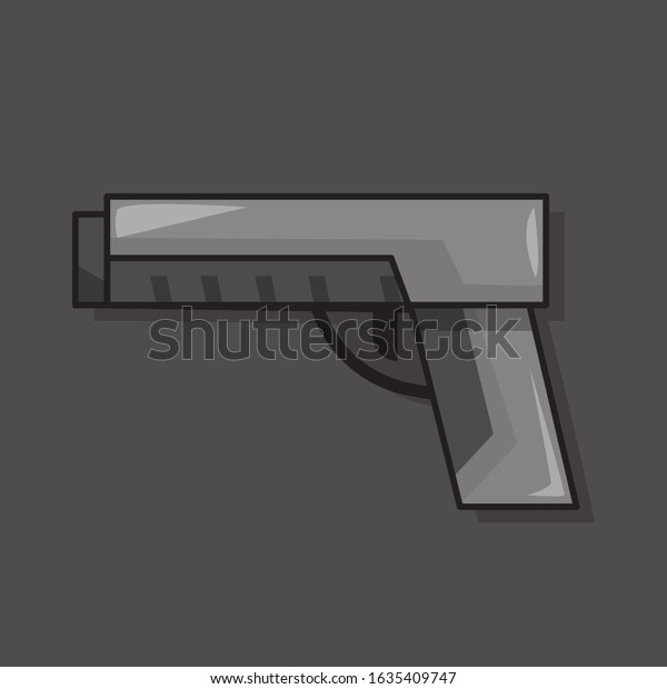 Toy Gun Vector Illustration Flat Design Stock Vector (Royalty Free ...