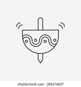 Toy Gyro Icon Stock Vector (Royalty Free) 281674637 | Shutterstock